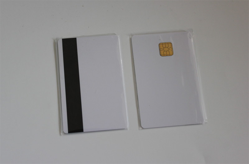 BLANK printable ID inkjet pvc chip card FM4442 FM4428 with magnetic ...